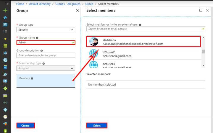 Azure Active Directory User/Group And Azure SQL Database